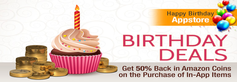 Amazon's AppStore celebrates its third birthday with sales on Android ...