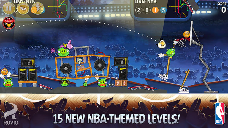 Angry Birds Seasons updated with a basketball themed episode called NBA ...