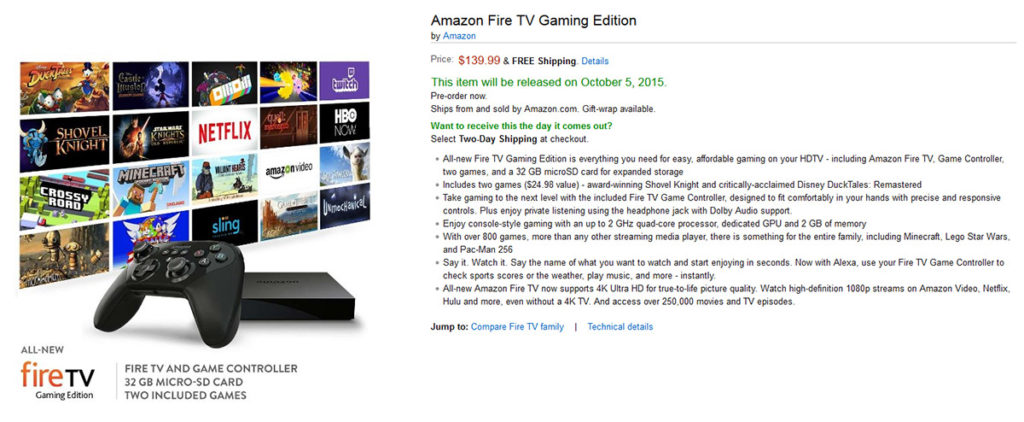 Amazon makes their new 4K Fire TV unit official this morning. Gaming ...