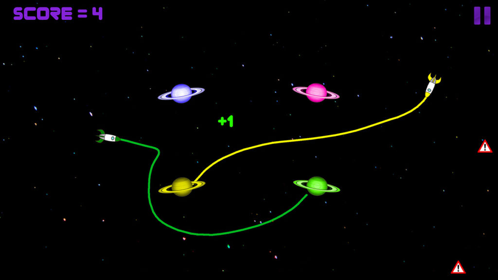 Guide rockets safely through space to their destinations in Rocket R!ot ...