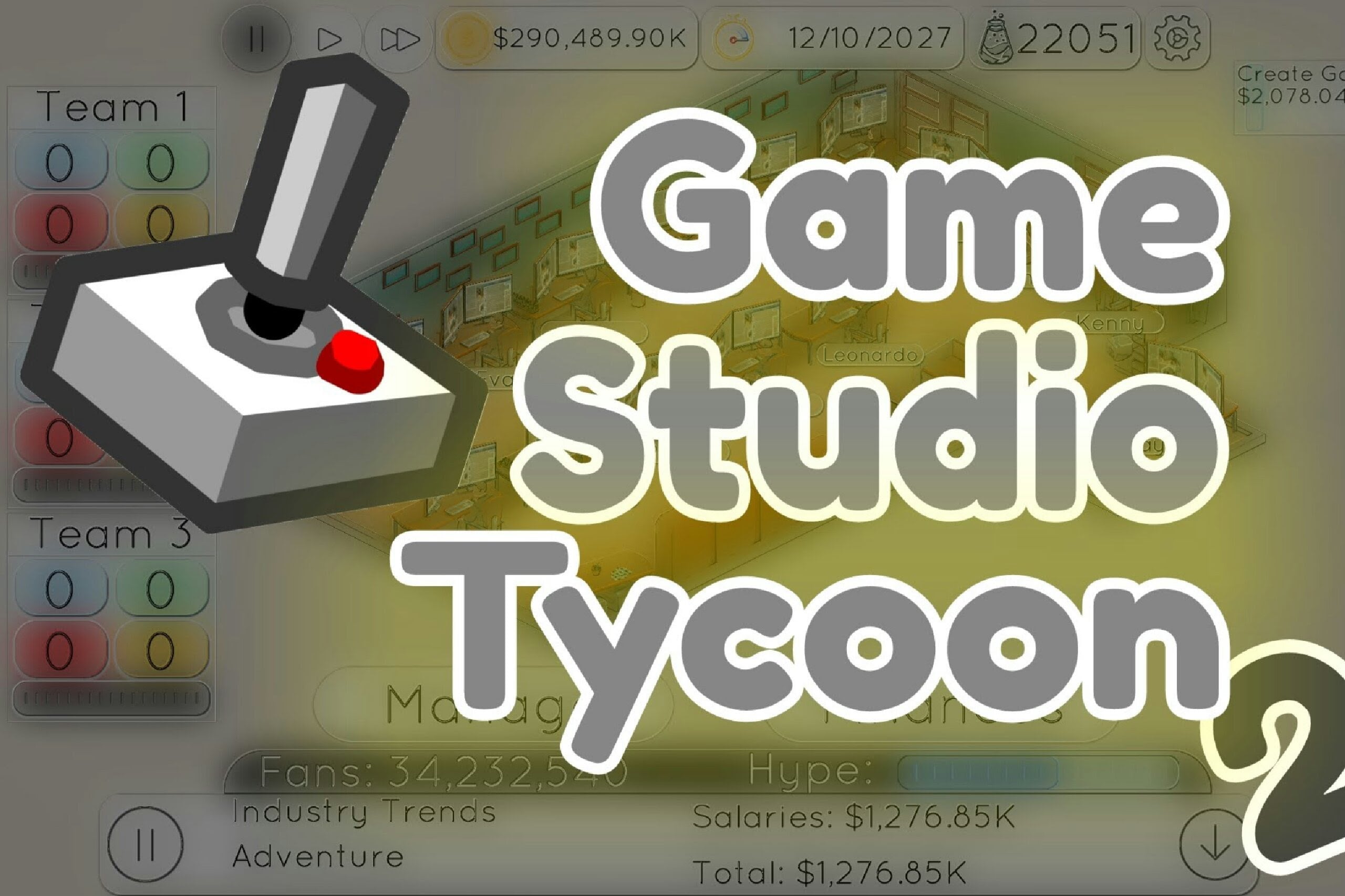 Grab Game Studio Tycoon 2 free on Google Play right now - Droid Gamers