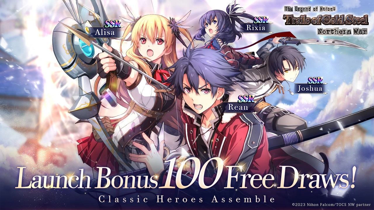 Pre-Register For Trails of Cold Steel - Northern War Global, Snag SSR ...