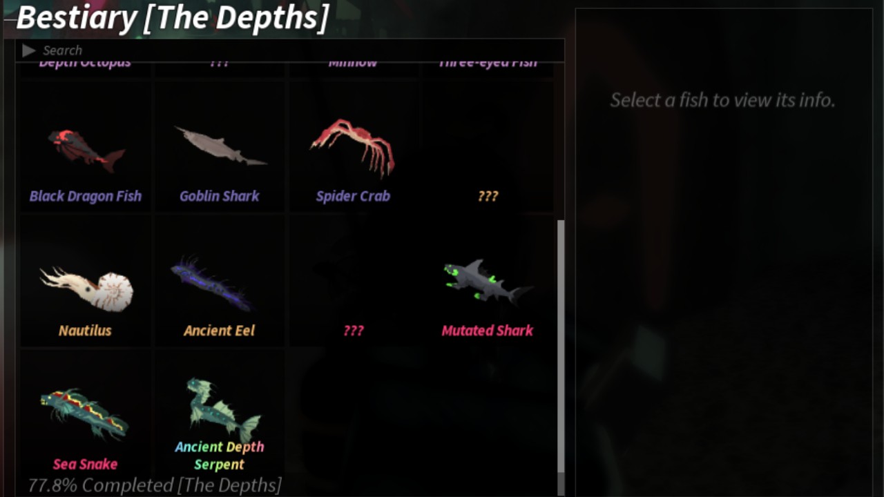 Fisch The Depths Bestiary Guide Mitosm Fisch The Depths Bestiary Guide Mitosm
