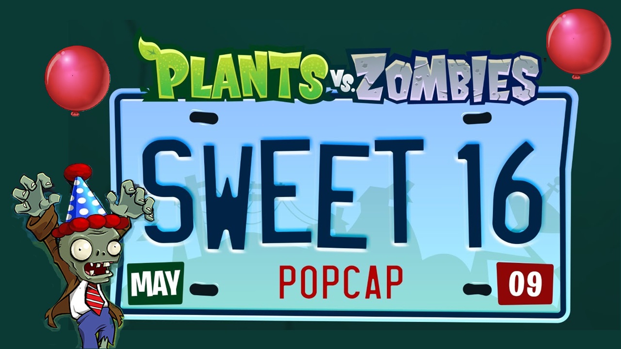 Plants vs Zombies Celebrates Its Sweet 16 with Discounts and More