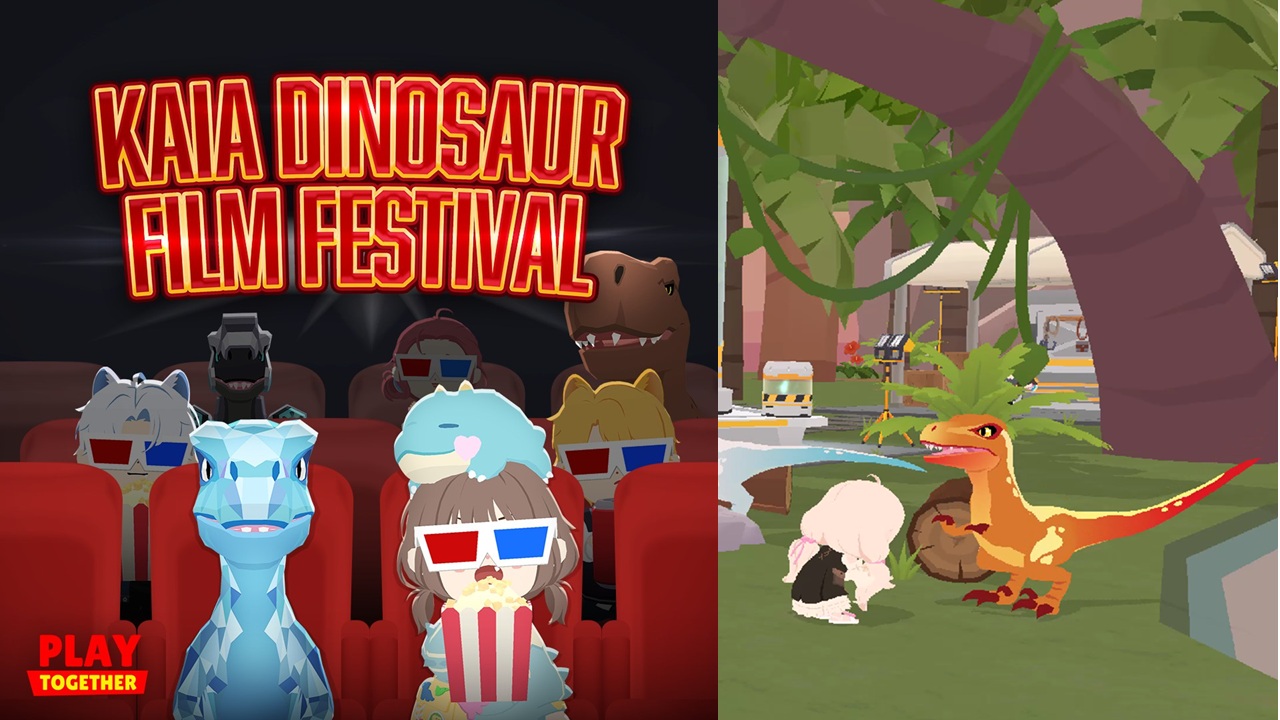 Play Together Transforms Its Camping Ground into a Massive Dinosaur Park!