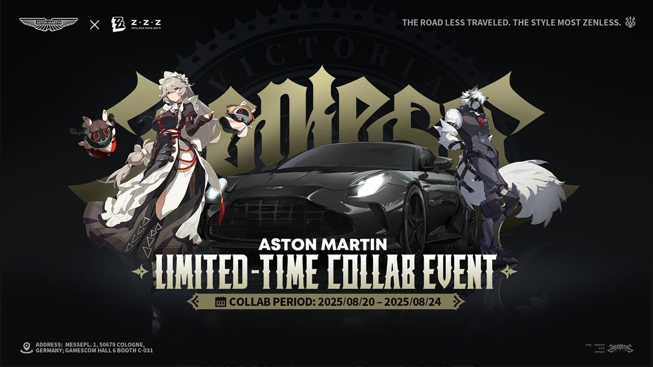 HoYoverse Announces Zenless Zone Zero × Aston Martin Collab at Gamescom