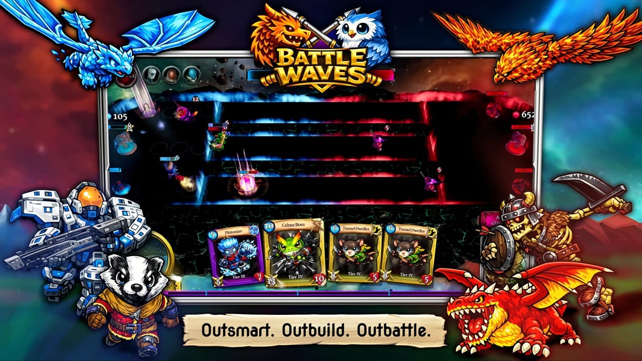 Battle Waves: Mobile Opens Pre-Registration on Android with Tons of ...
